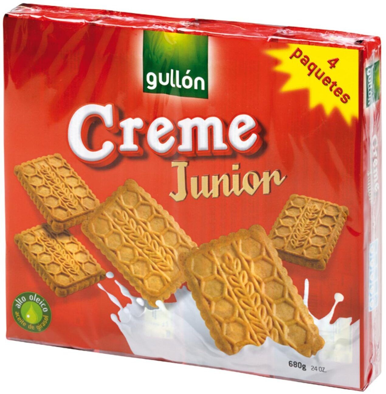 Gullon Creme Junior P-4 680 g | Contest Distrubution