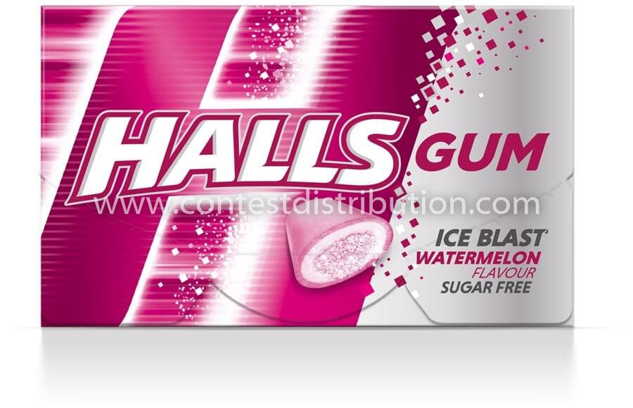 Halls Gum Watermelon 18 g x 16 | Contest Distrubution