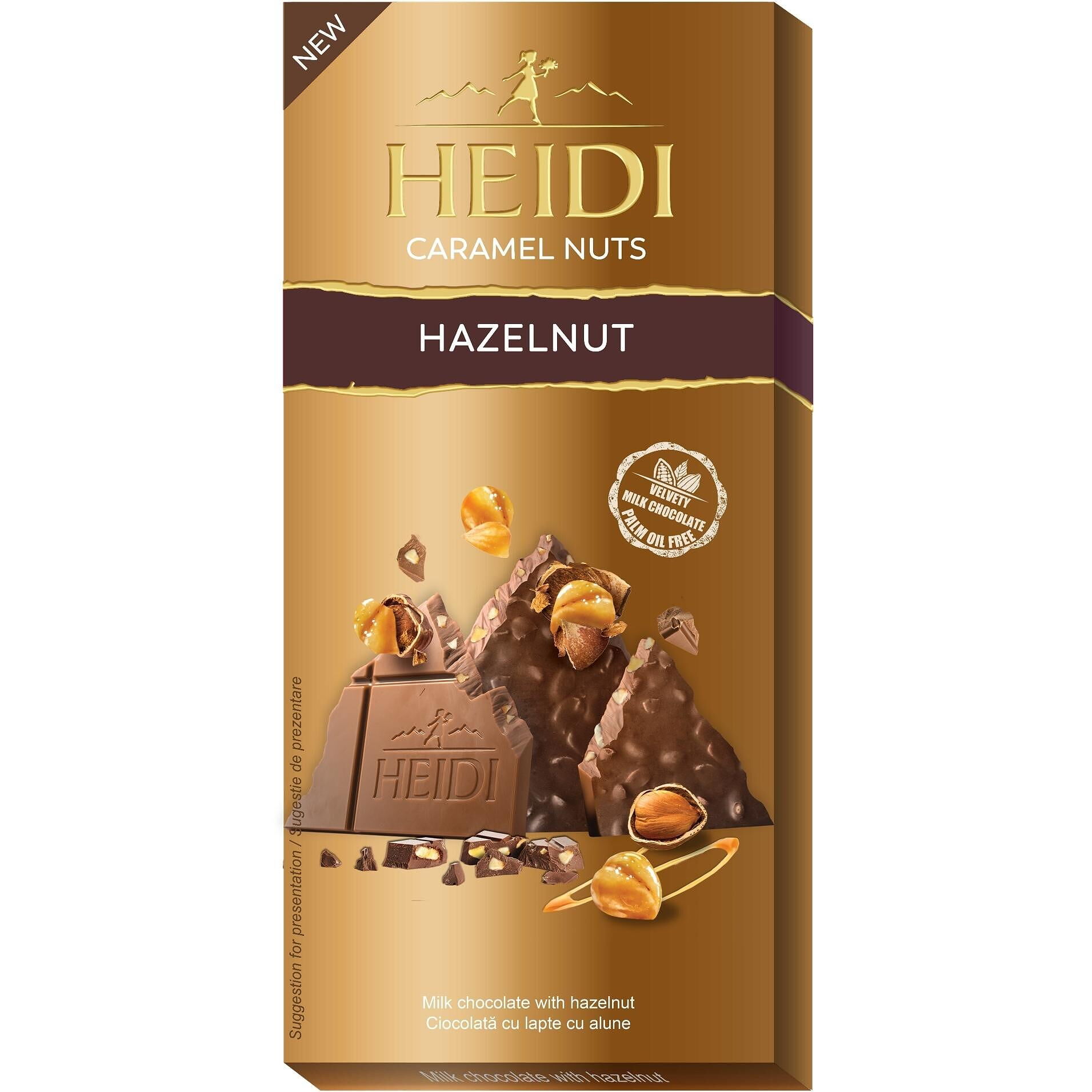 HEIDI Caramel Nuts Hazelnut 80g | Contest Distrubution
